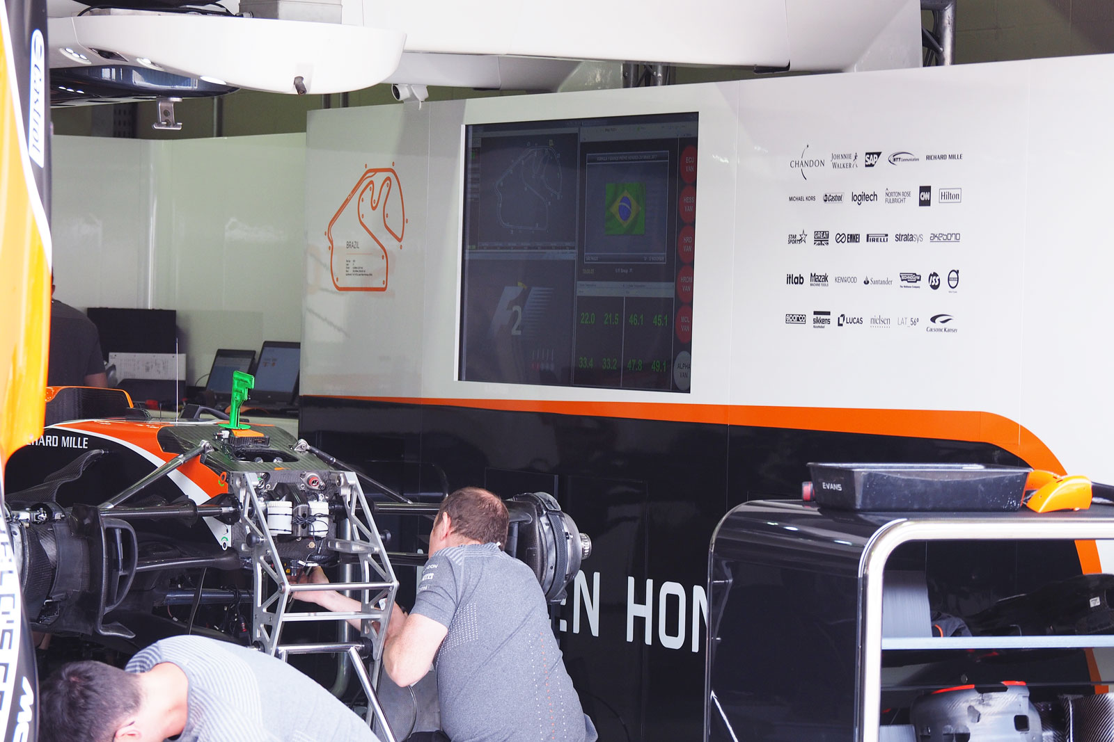 【リアルスコープ】2017年F1ピットガレージ（マクラーレン） – F1LIFE